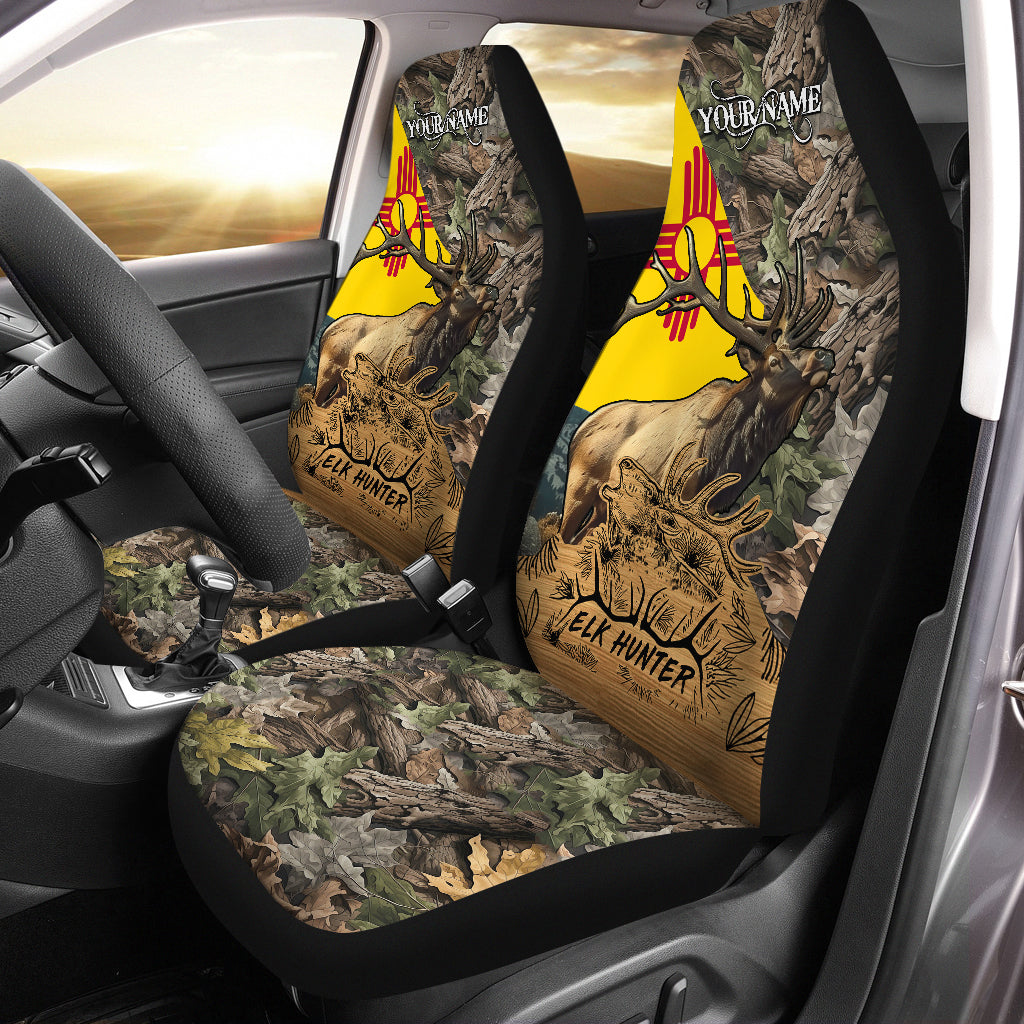 New Mexico NM Elk Hunting Custom Car Seat Covers perfect car accessor ChipteeAmz