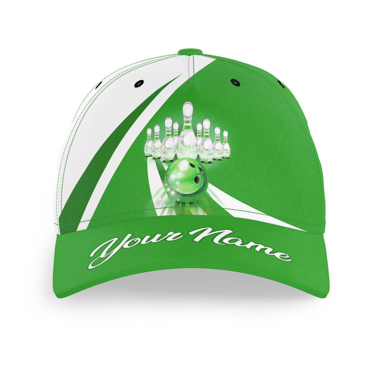 Custom Name Bowling Hat Personalized Bowling Cap 3D Bowling Cap for Te ...