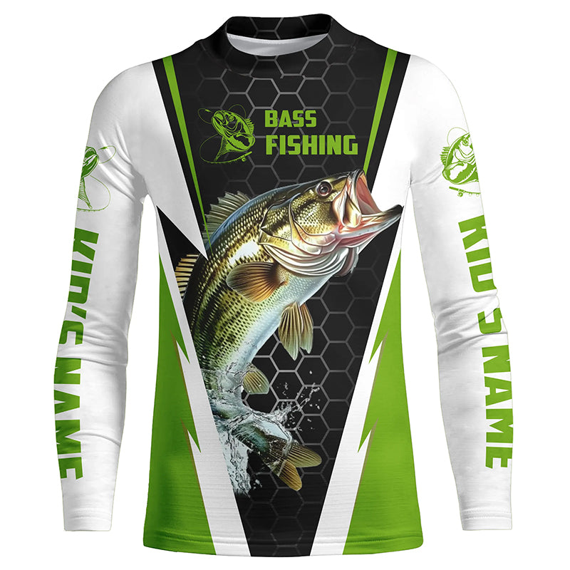 Personalized Bass Fishing Jerseys, Bass Fishing Long Sleeve Fishing To ...