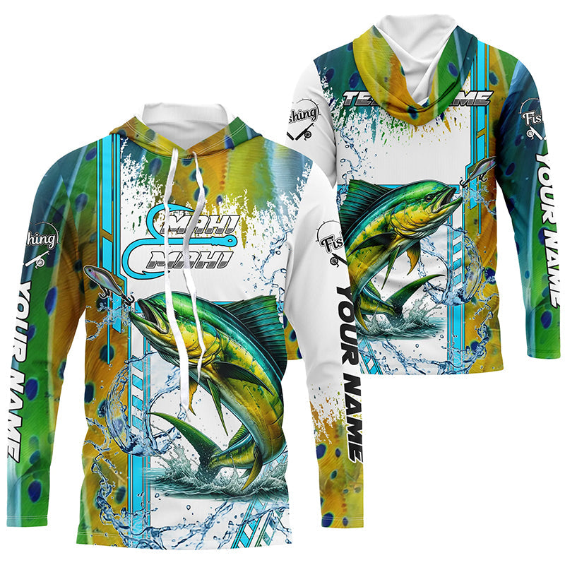 Mahi Mahi fishing green scales custom Mahi mahi fishing team jerseys ...