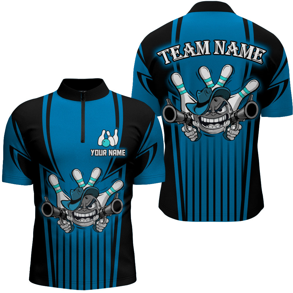 Custom Bowling Shirt for Men Bowling Jersey Bowling Team League Quarte ...